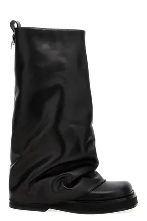 Attico Robin Combat' Boots - Black