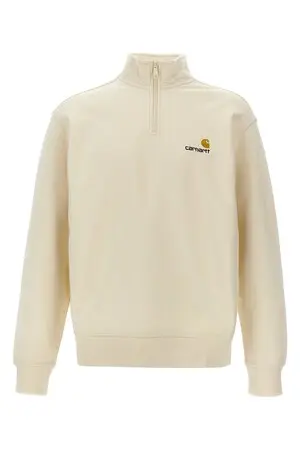 Carhartt Work In Progress American Script' Sweatshirt - Beige