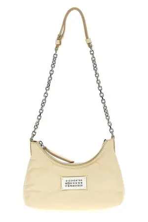 MAISON MARGIELA Glam Slam Hobo Micro' Shoulder Bag - White