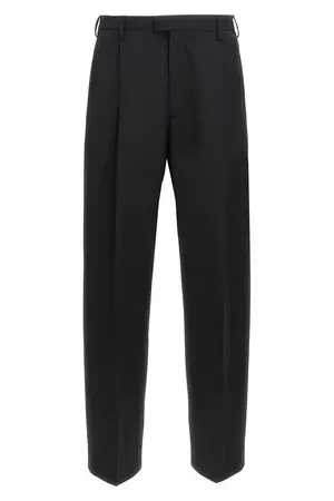 Marni Wool Blend Straight Leg Trousers