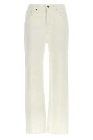 TOTEME High Waist Cotton Denim Jeans