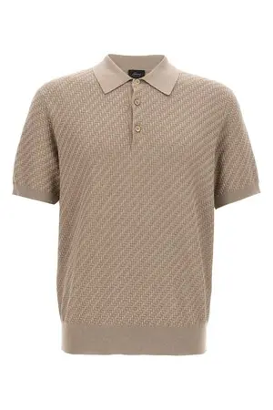 Brioni Knitted Polo Shirt
