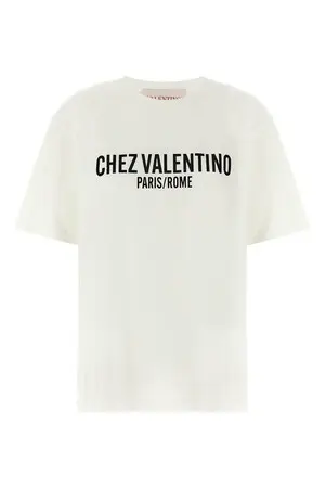 Valentino Garavani Chez Cotton Jersey T-shirt - White/black