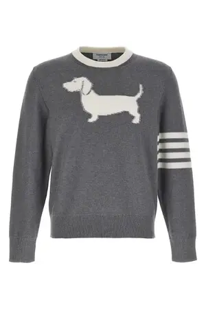 Thom Browne 4-bar Hector' Sweater - Gray