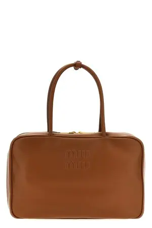 Miu Miu Leather Trunk Handbag