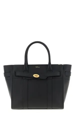 Mulberry Small Zipped Bayswater Handheld Shopper - Black
