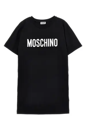 MOSCHINO KID TEEN Logo Print Dress