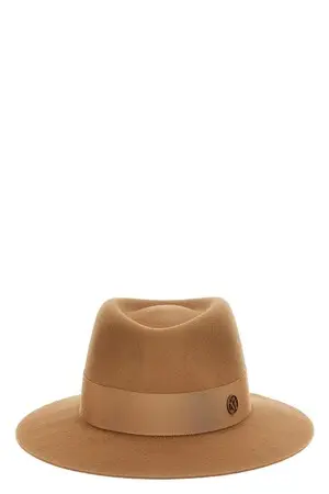 MAISON MICHEL Andre' Hat - Brown