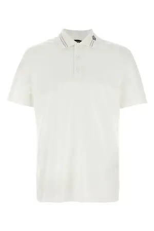 Versace Medusa Embroidery' Polo Shirt - White