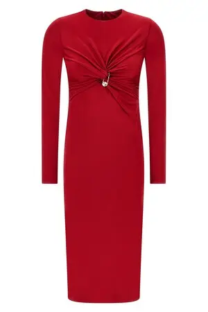 Versace Safety Pin' Dress - Red