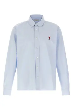 AMI Paris De Coeur' Shirt - Light Blue