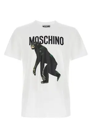 Moschino Logo Embroidery T-shirt