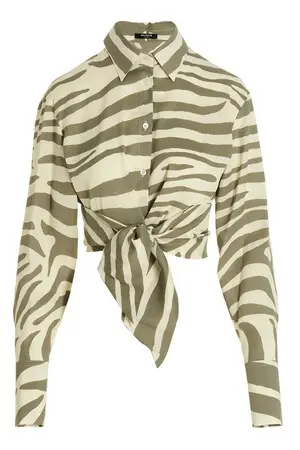 Balmain Zebra Print Shirt
