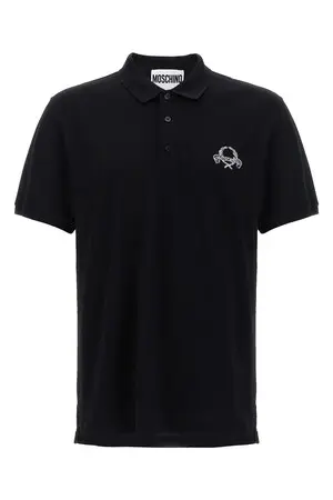 Moschino Logo Embroidery Polo Shirt