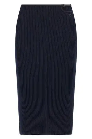 COURREGES Loop Rib Knit' Skirt