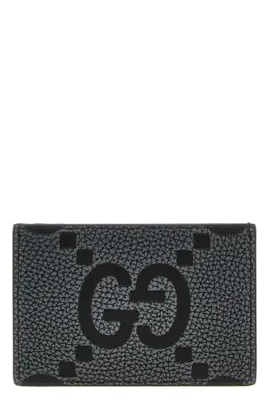 Gucci Maxi Cardholder Gg - Black