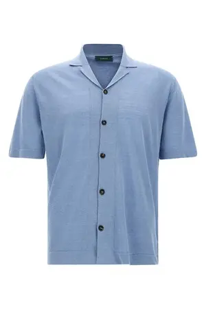ZANONE Short Sleeve Shirt - Light Blue