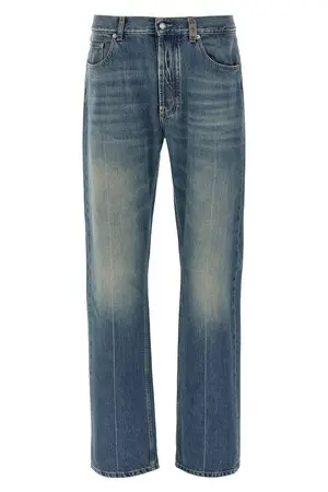 Alexander McQueen Skull' Jeans - Blue