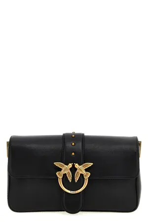 Pinko Love Slouchy Classic Shoulder Bag - Black