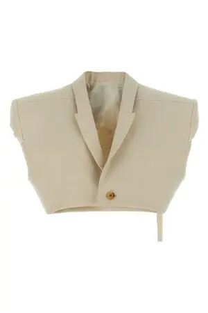 Rick Owens Micro Tatlin Vest - Beige