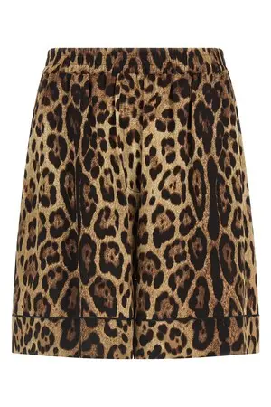DOLCE & GABBANA Leopard Shorts