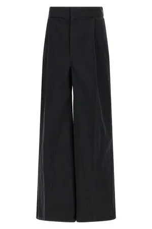 MAISON MARGIELA Cotton Blend Wide Leg Trousers
