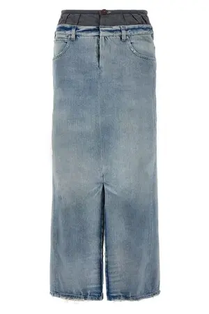 MAISON MARGIELA Slits Denim Skirt