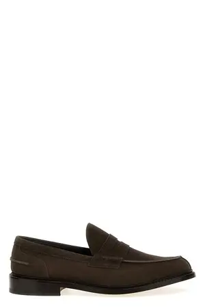 TRICKER'S Suede Adam Loafers - Brown