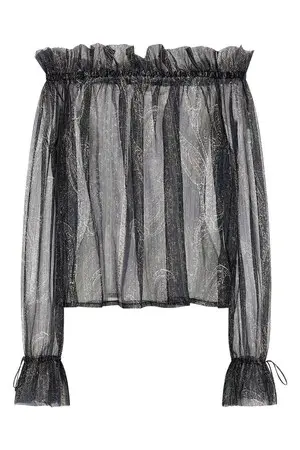 Saint Laurent Lurex Blouse