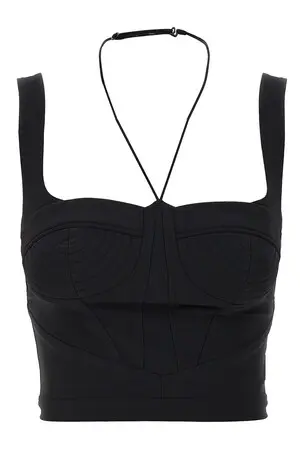 NENSI DOJAKA Shaped Top - Black