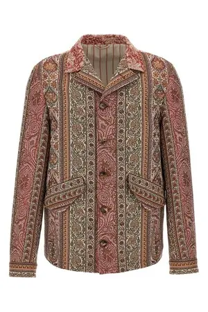 Etro Balmacaan Neck Overshirt