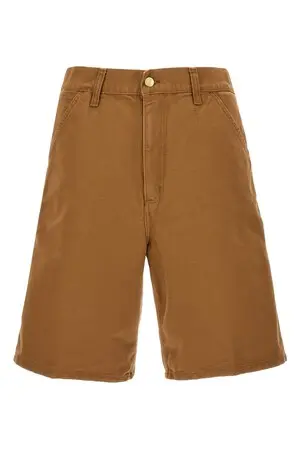 Carhartt Work In Progress Single Knee' Bermuda Shorts - Brown