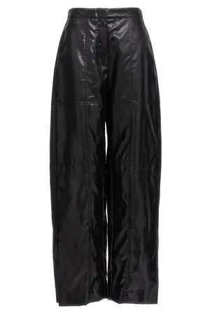 JIL SANDER Coated Cupro Trousers