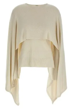 TOTEME Silk Cape Sweater