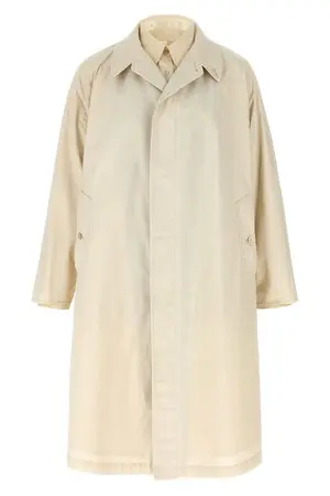 MAISON MARGIELA Layered Cotton Trench Coat