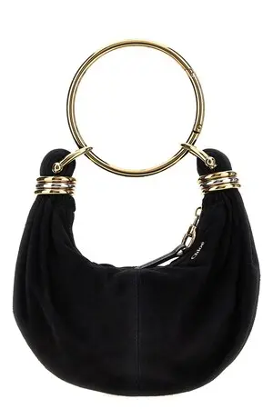 Chloé Bracelet Hobo Handbag - Black