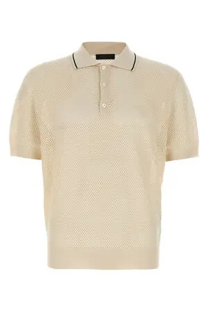 Prada Openwork Polo Shirt