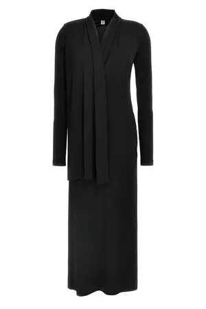 TOTEME Overlapped Jersey' Dress - Black
