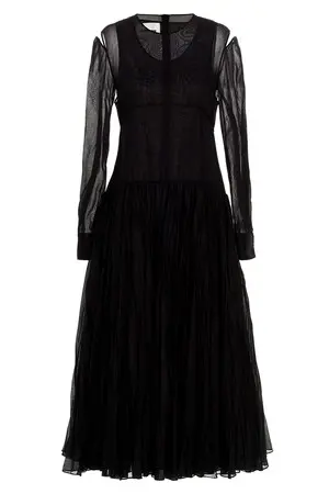 JIL SANDER Pleated Skirt Dress