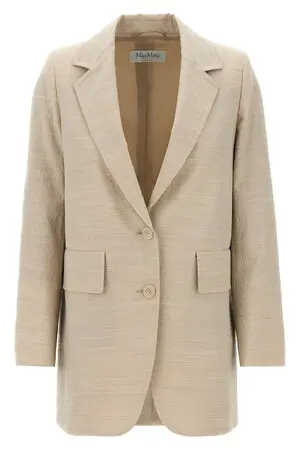 Max Mara Acacia1234 Wool Canvas Blazer