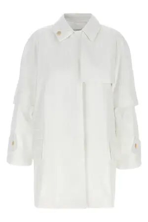 Max Mara Baba Trench Coat - White