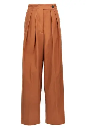 Dries Van Noten Pamplona Cotton Trousers - Brown