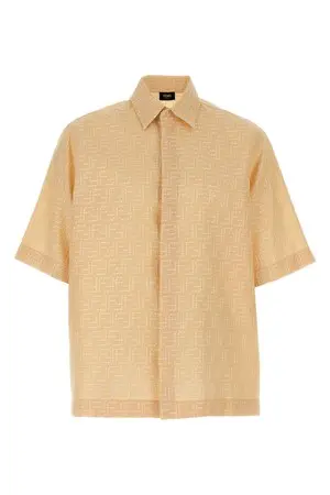 Fendi Ff Jacquard Shirt - Beige