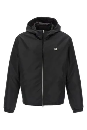 Fendi Logo Blouson - Black