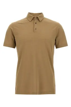 ZANONE Ice Cotton' Polo Shirt - Beige