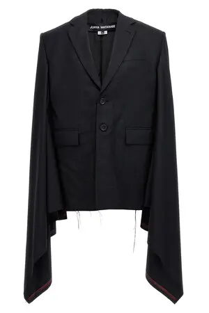 Junya Watanabe Seymo Wool Cape - Black