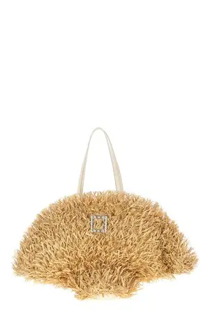 ROGER VIVIER Tres Vivier Panier Large Shopping Bag
