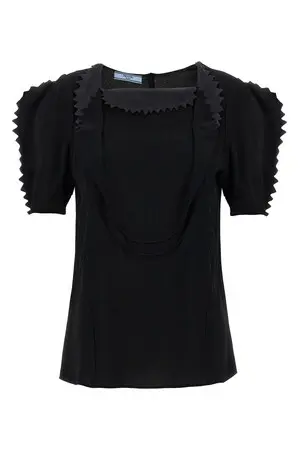 Prada Cady Crêpe Top