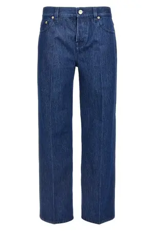 Gucci Cotton Straight Leg Jeans
