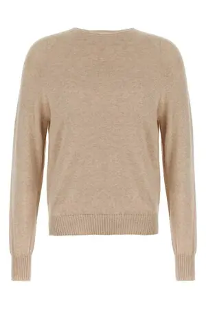 MA'RY'YA Cashmere Cotton Sweater - Beige